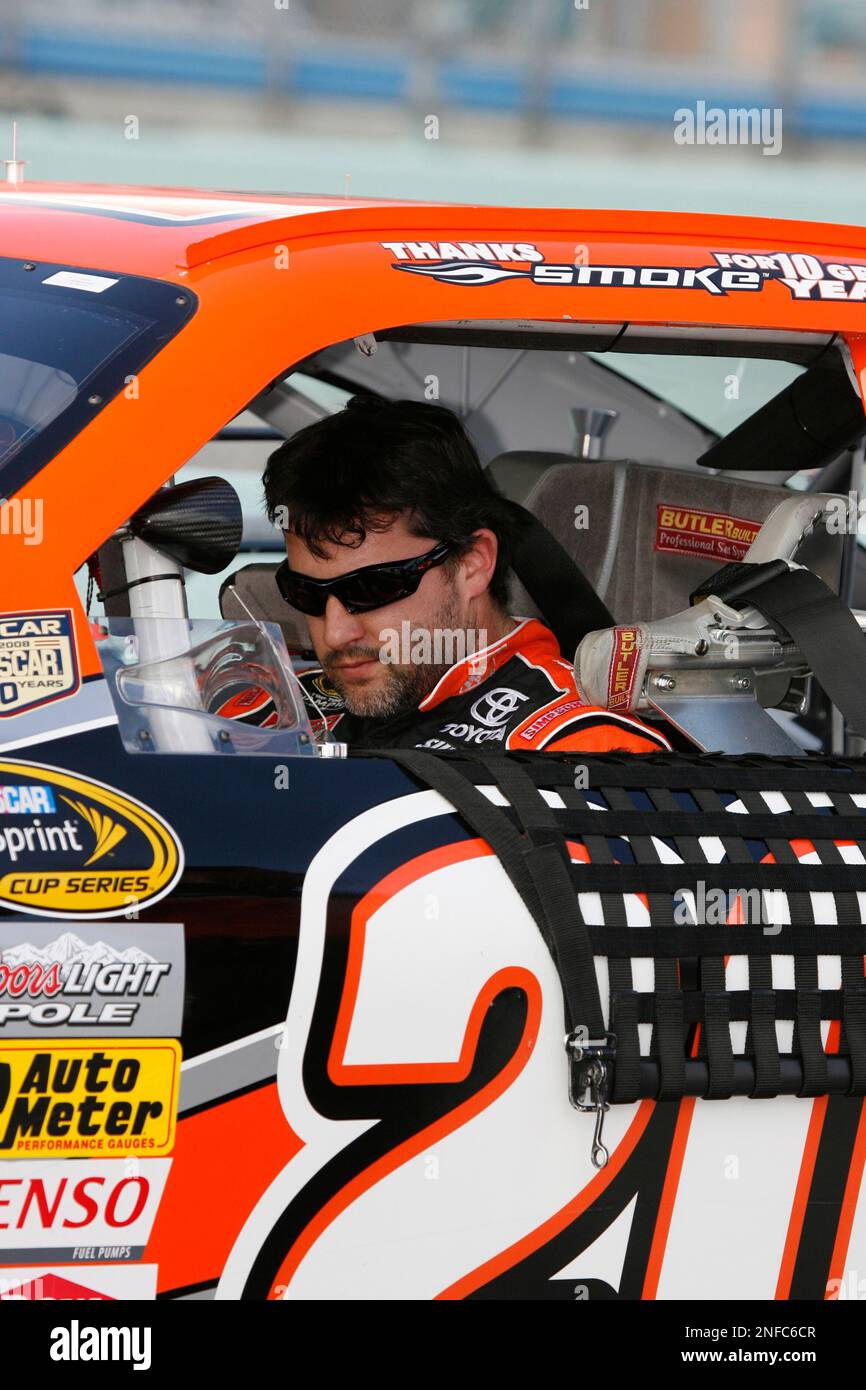Tony Stewart before the Ford 400 auto race in Homestead, Fla., Friday ...