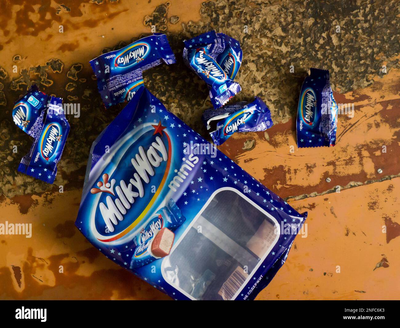 Milky Way (chocolate bar Stock Photo - Alamy