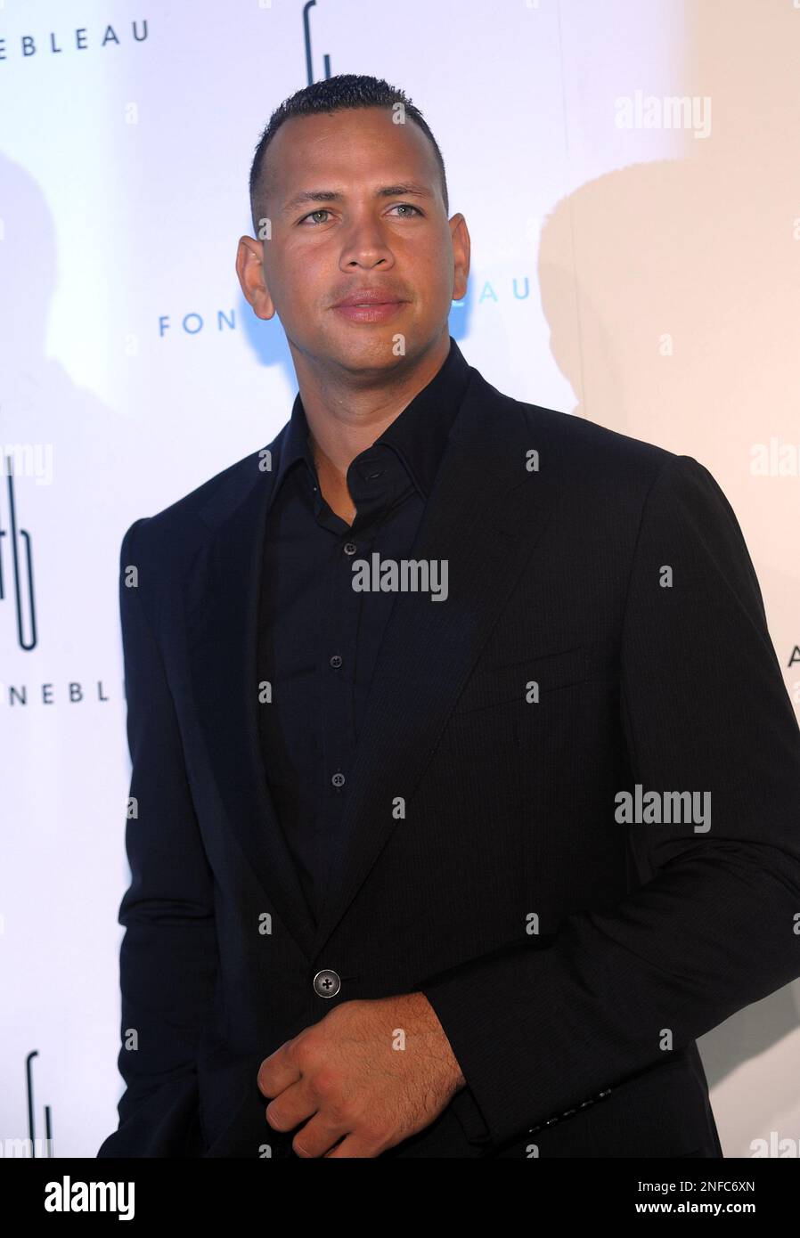 Professional baseball player Alex Rodriguez attends the Fontainebleau ...