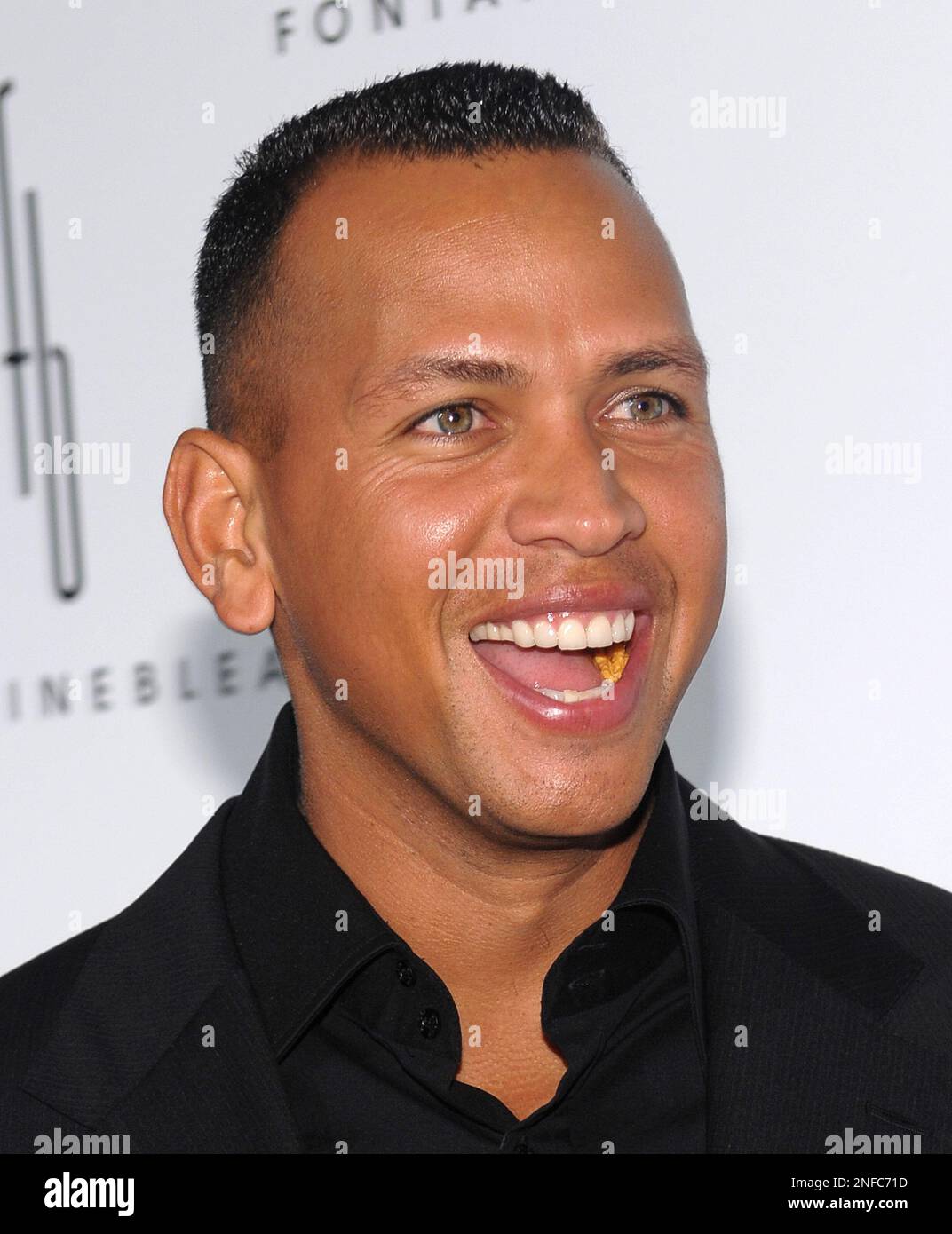Professional baseball player Alex Rodriguez attends the Fontainebleau ...