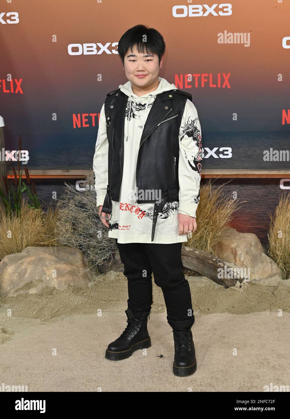 Los Angeles, USA. 16th Feb, 2023. Reyn Doi at the season 3 premiere for ...