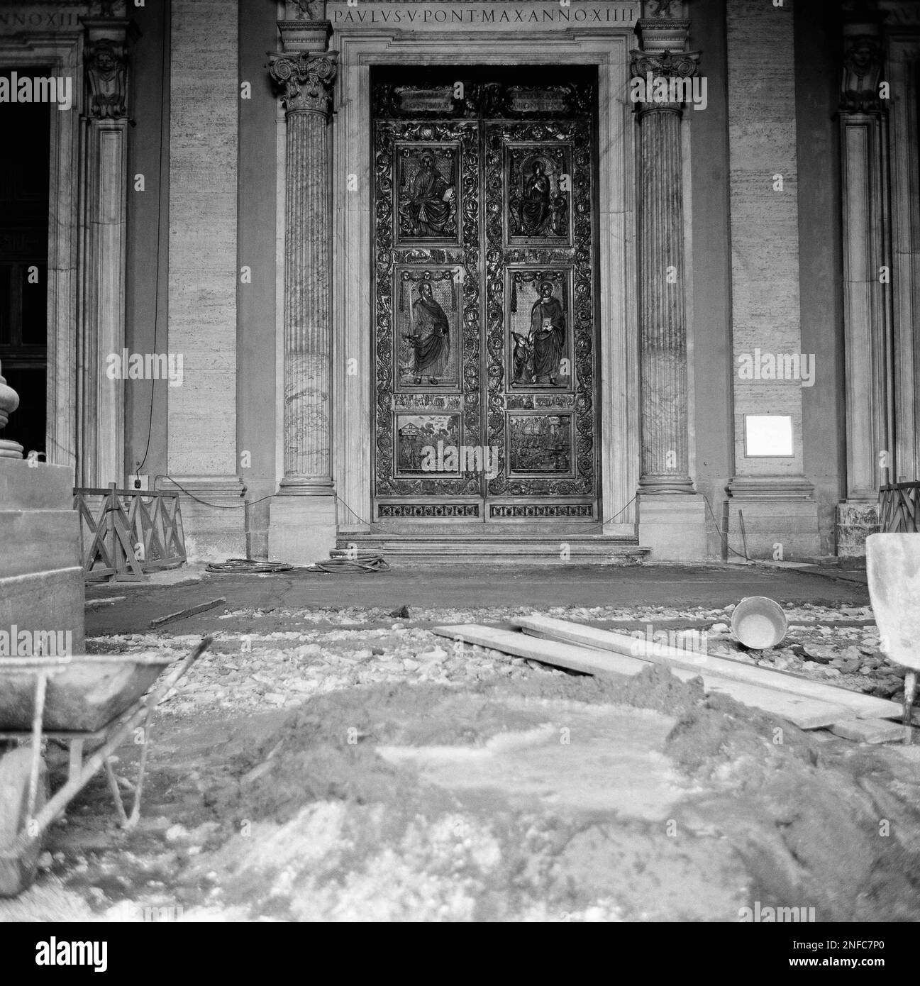 The floor of St. Peter's Basilica in the Vatican, seen Sept. 14, 1965 ...