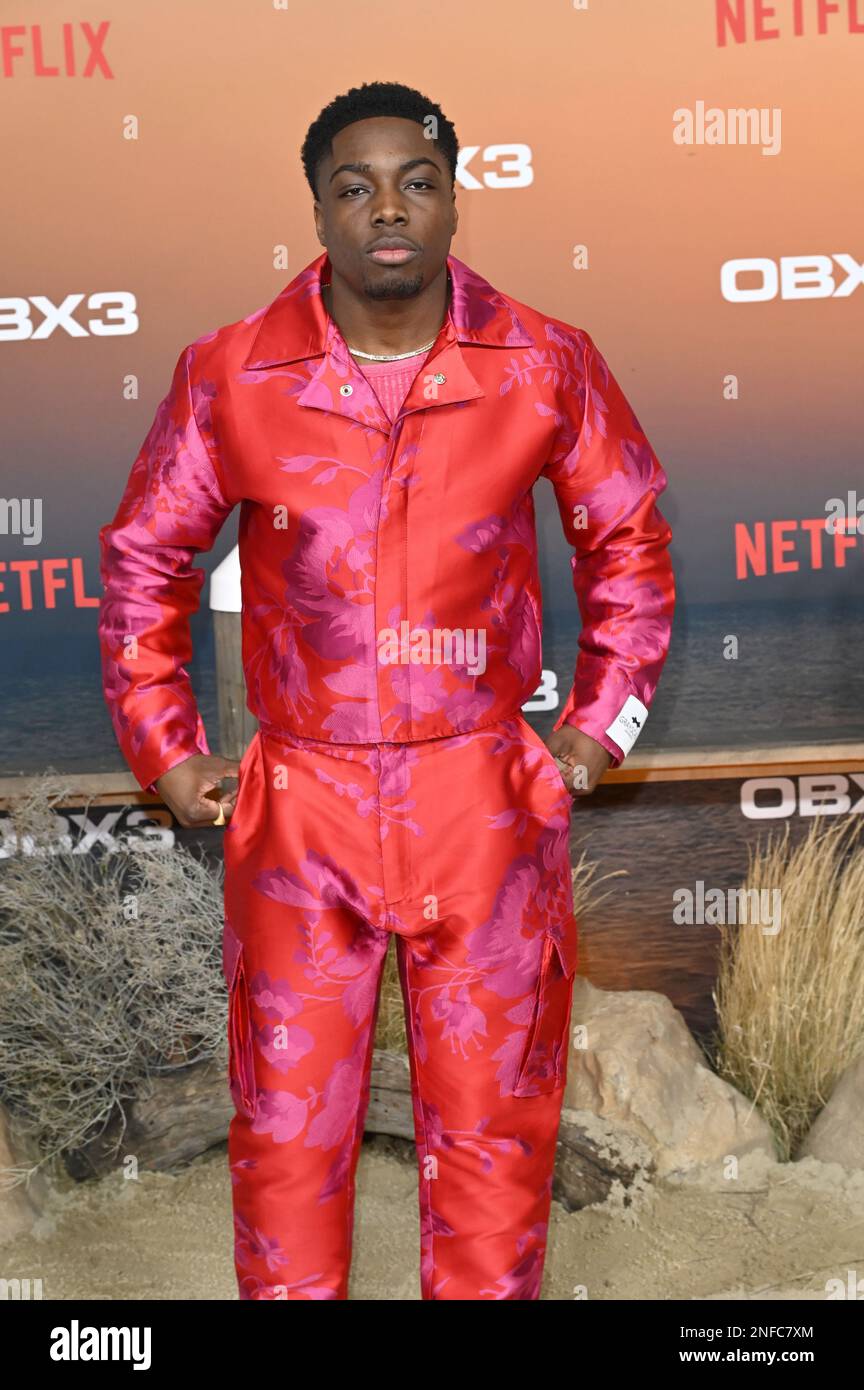 Los Angeles, USA. 16th Feb, 2023. Deion Smith at the season 3 premiere ...