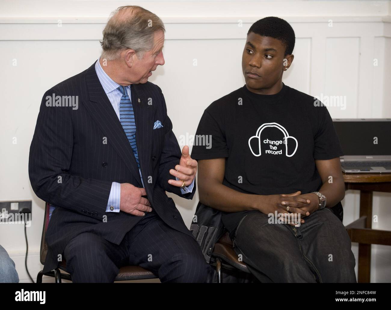 The Prince of Wales meets Ashley Tennant during his visit to the ...
