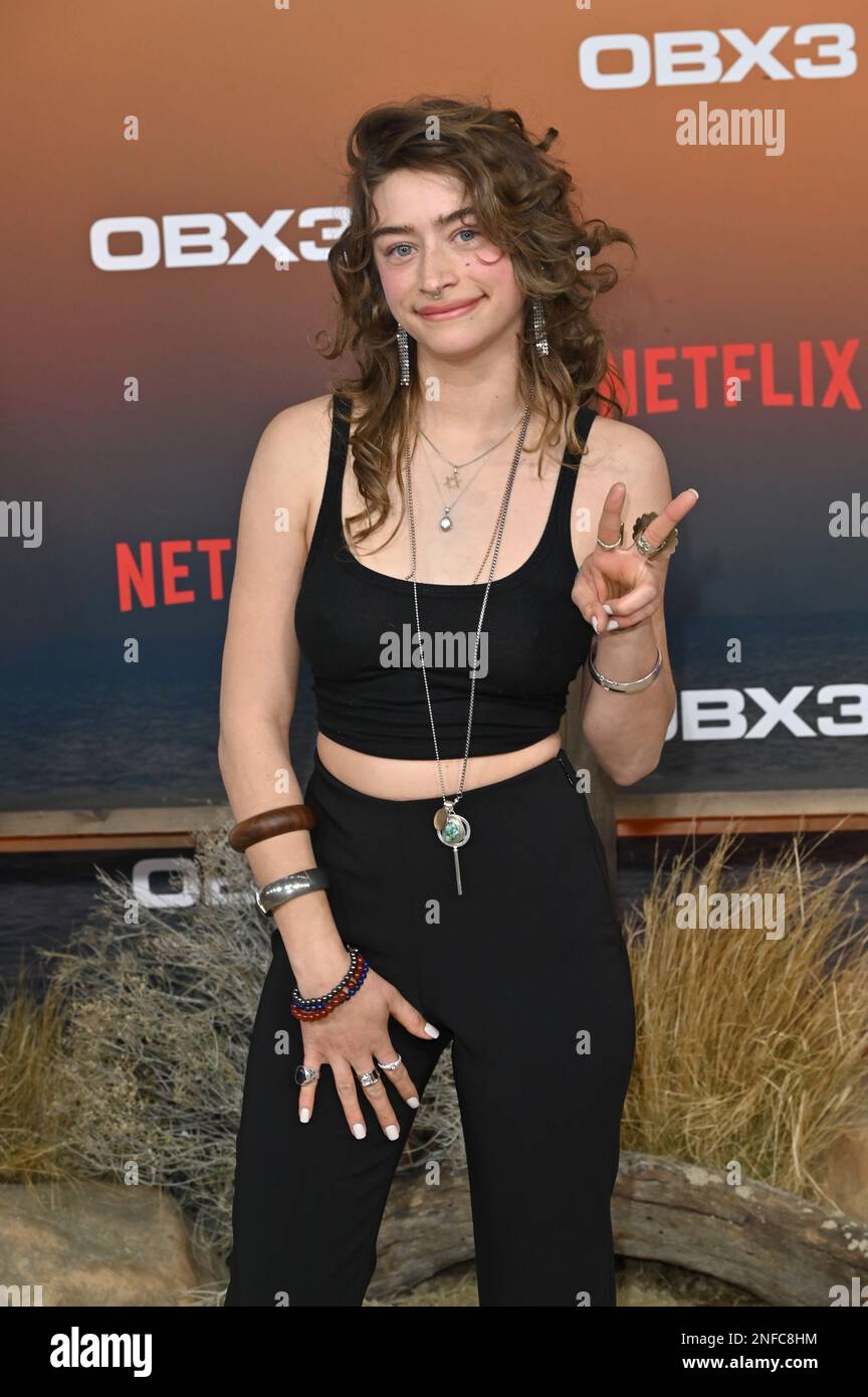 Los Angeles, USA. 16th Feb, 2023. Odessa Azion at the season 3 premiere ...