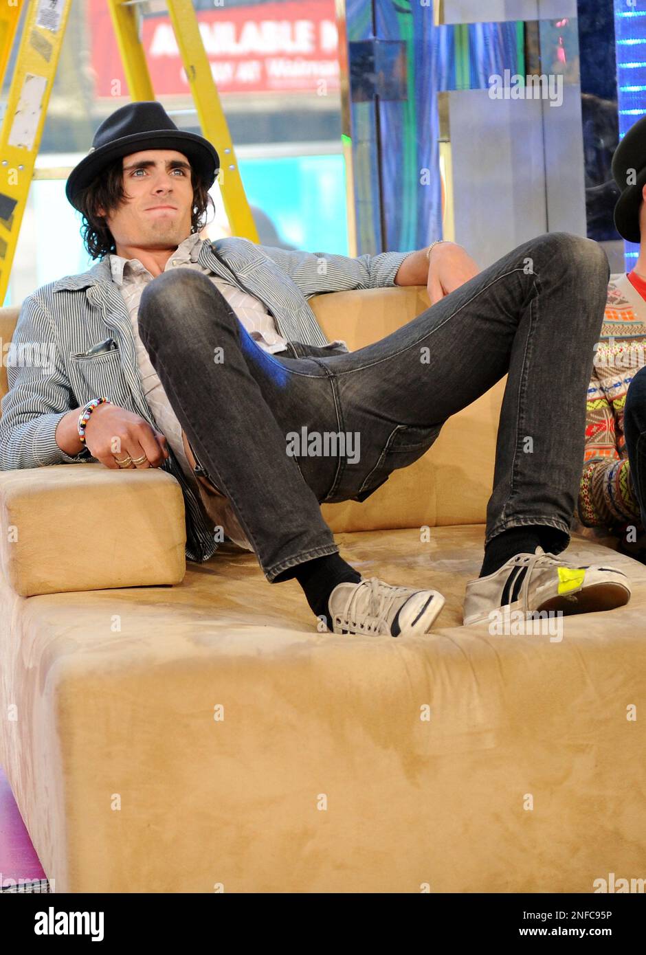The All-American Rejects lead singer Tyson Ritter during an appearance ...