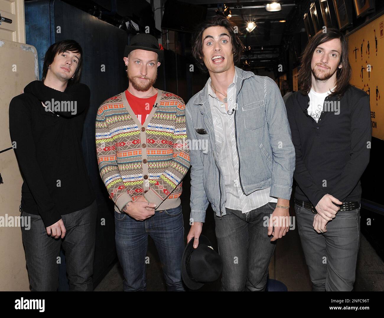 The All-American Rejects, from left,Nick Wheeler, Chris Gaylor, Tyson ...