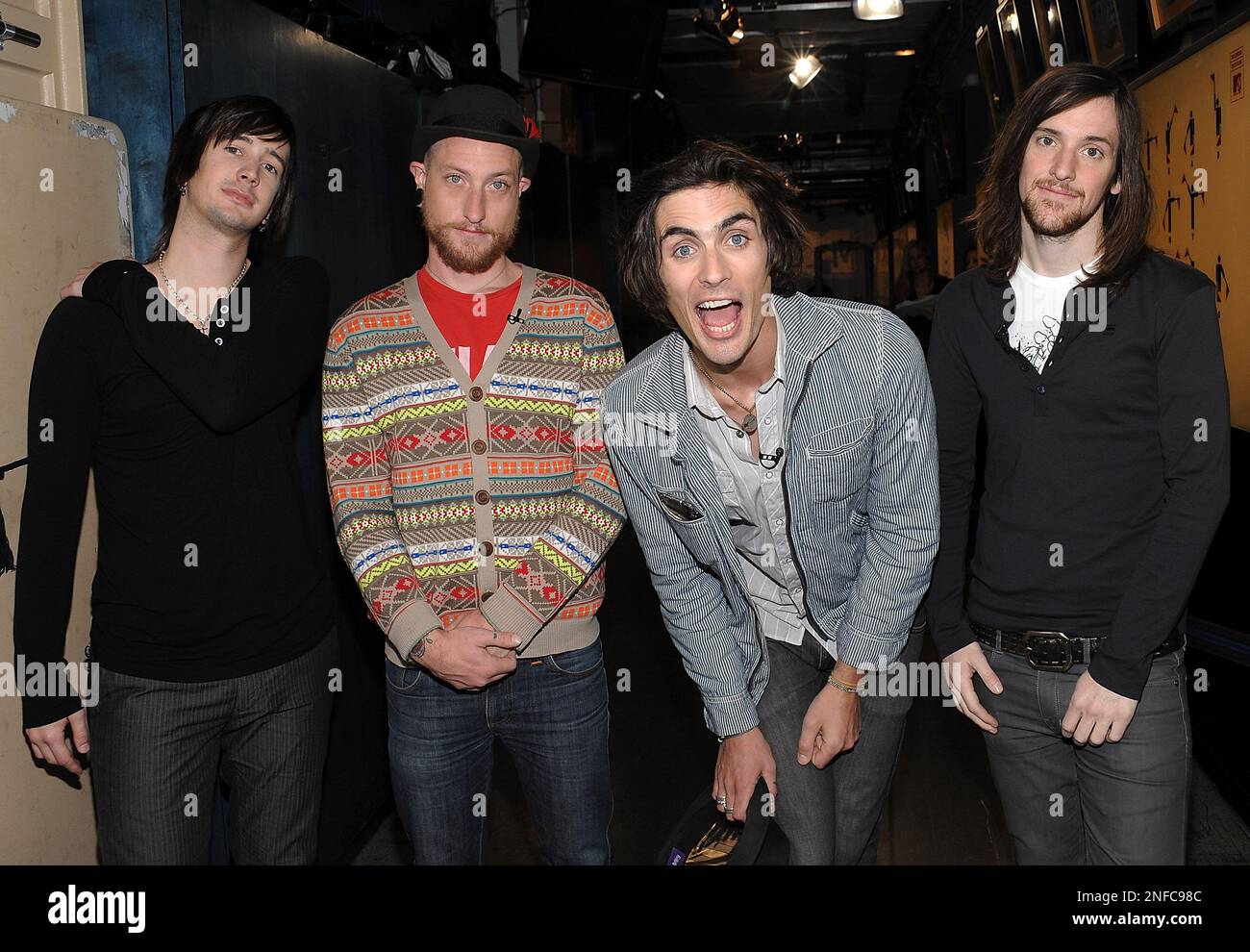 The All-American Rejects, from left,Nick Wheeler, Chris Gaylor, Tyson ...