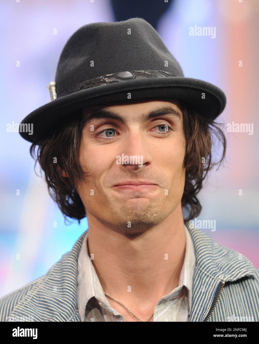 The All-American Rejects lead singer Tyson Ritter during an appearance ...