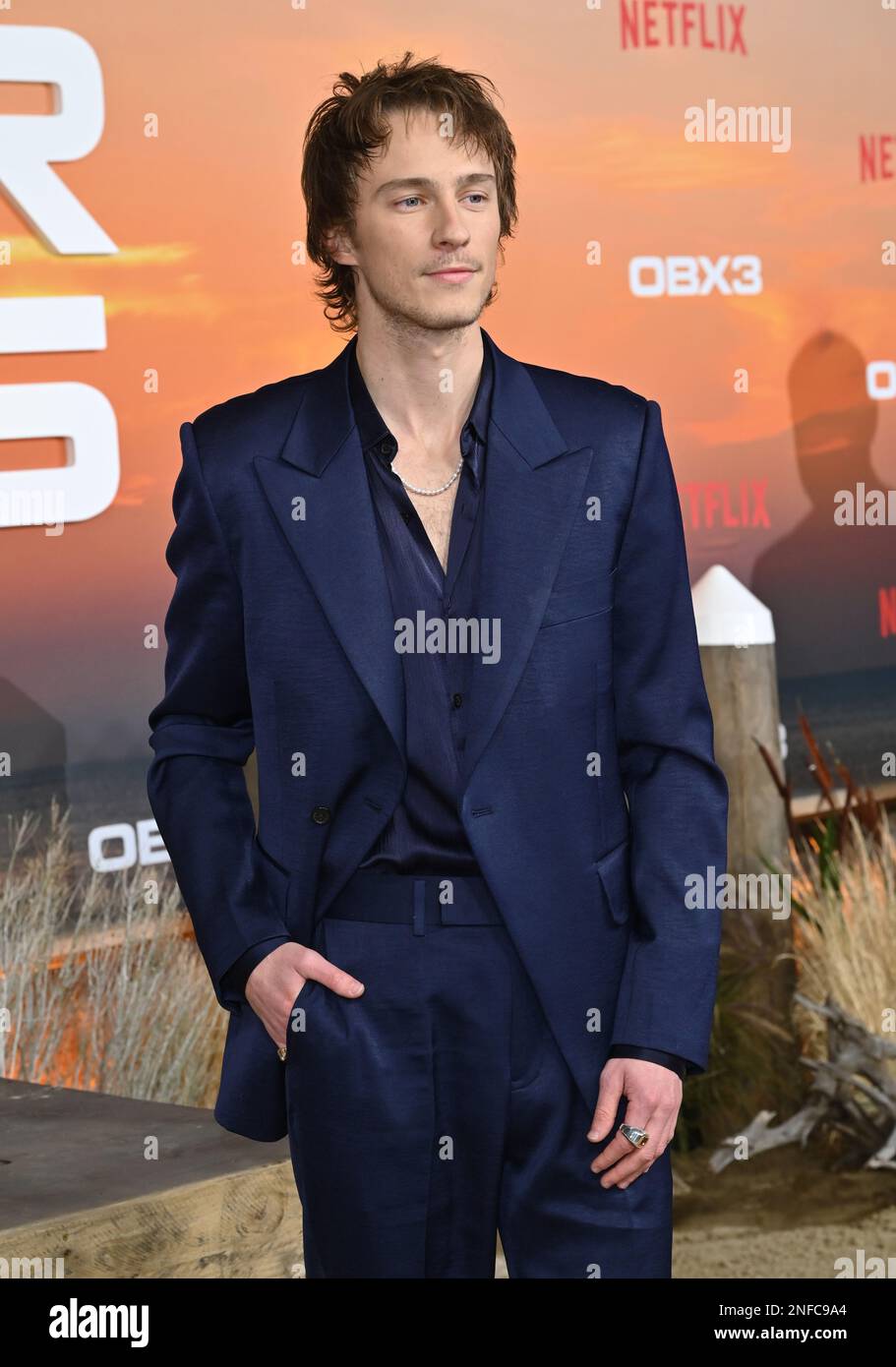 Los Angeles, USA. 16th Feb, 2023. Drew Starkey at the season 3 premiere ...