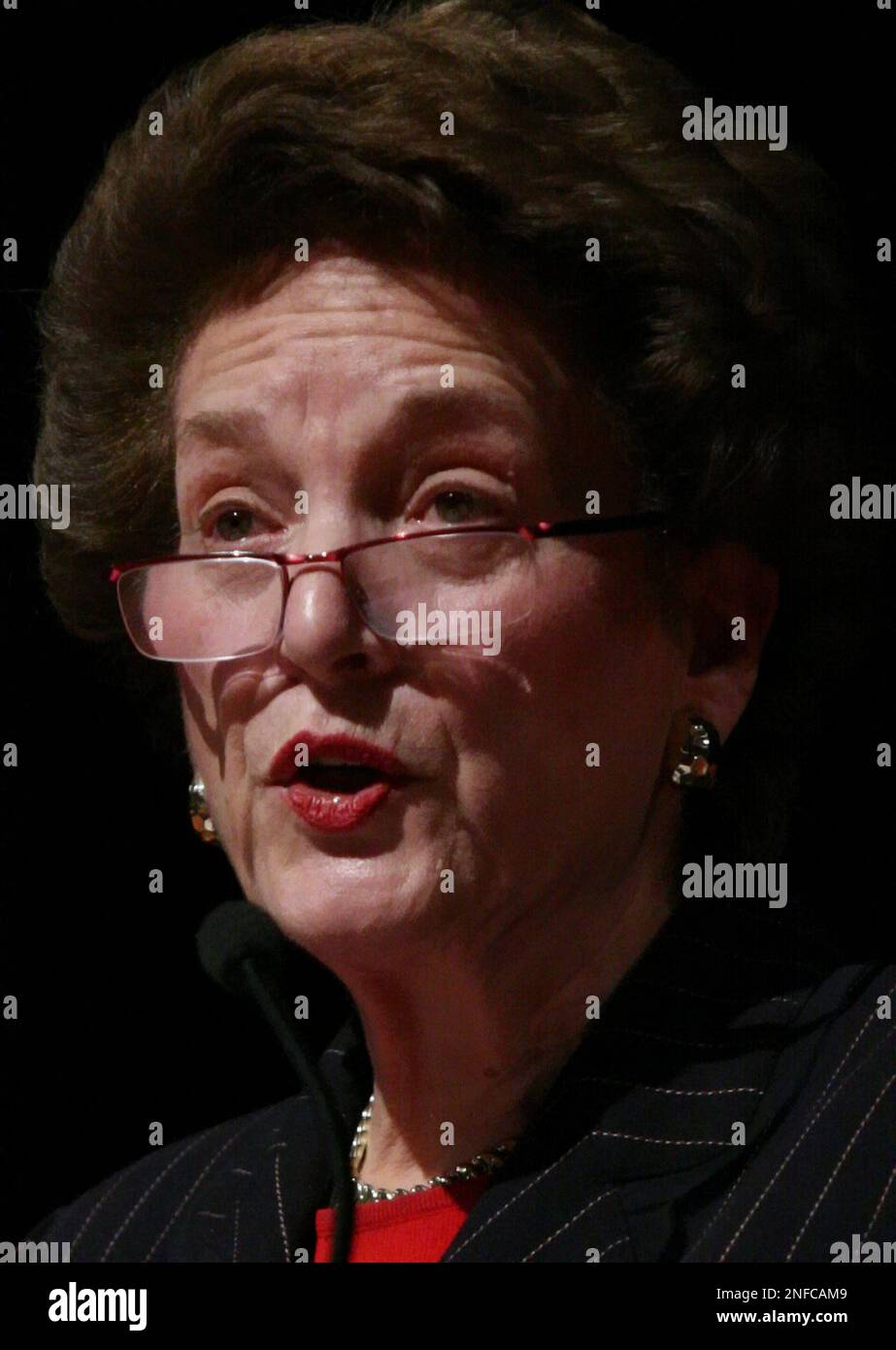 New York State Chief Judge Judith Kaye as she delivers her final annual ...