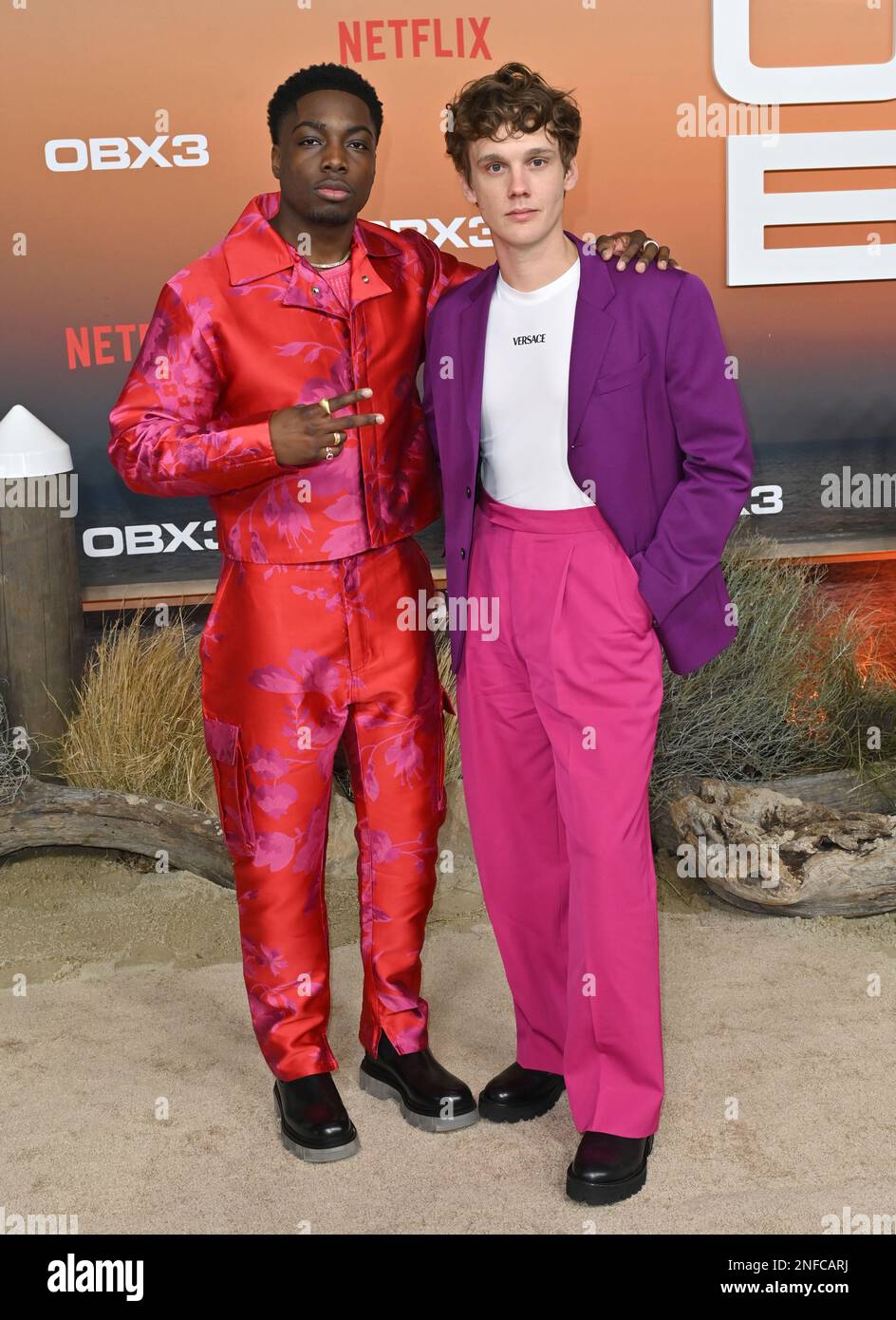 Los Angeles, USA. 16th Feb, 2023. Deion Smith & Hunter Doohan at the ...