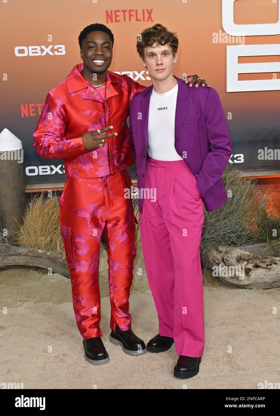 Los Angeles, USA. 16th Feb, 2023. Deion Smith & Hunter Doohan at the ...