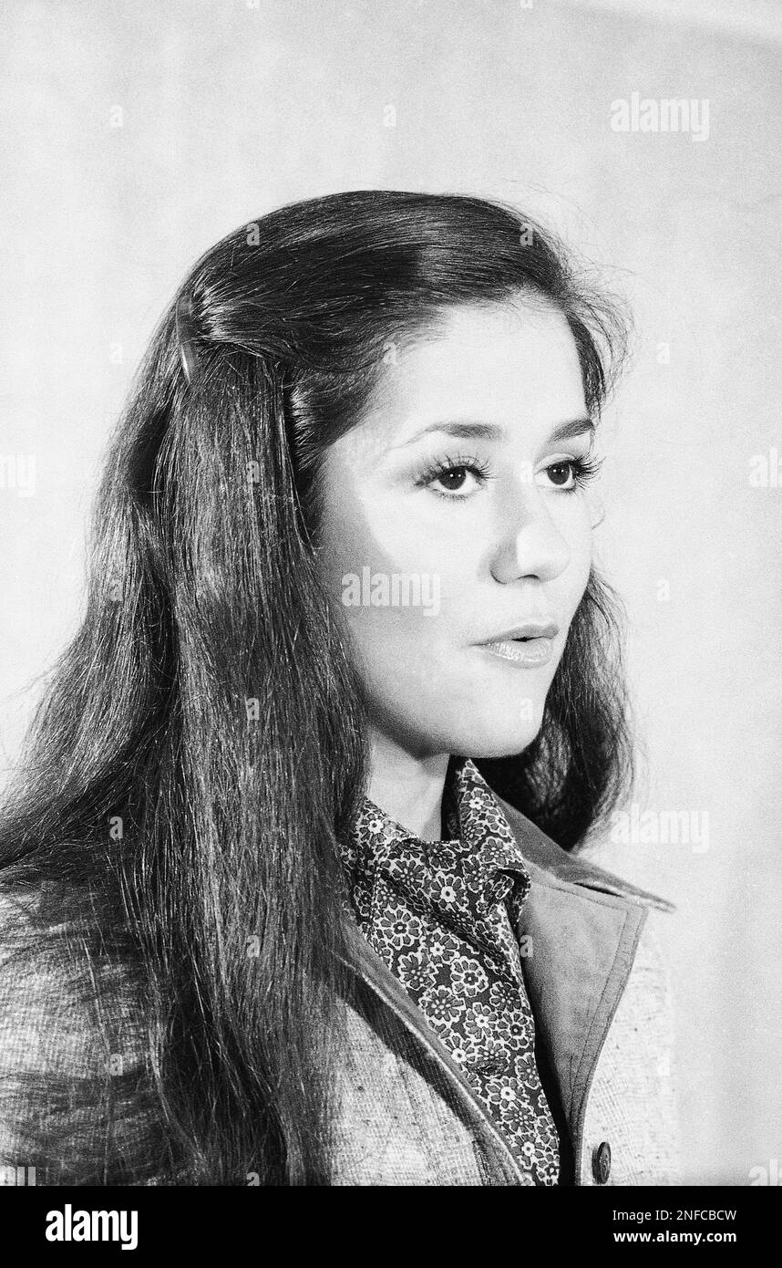 Tawny Elaine Godin, the Miss America of 1976, pictured at news ...