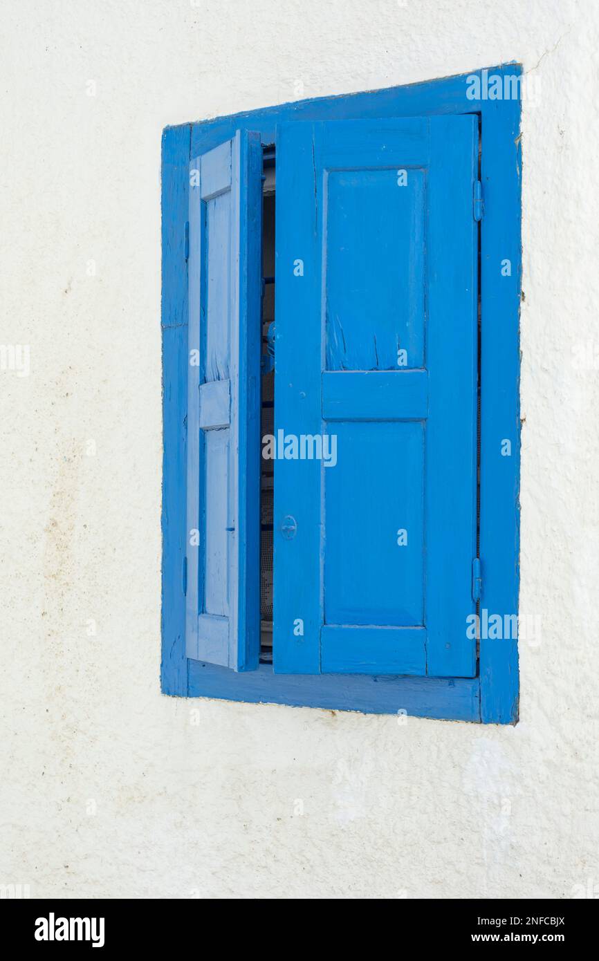 Traditional greek style window hi-res stock photography and images - Alamy