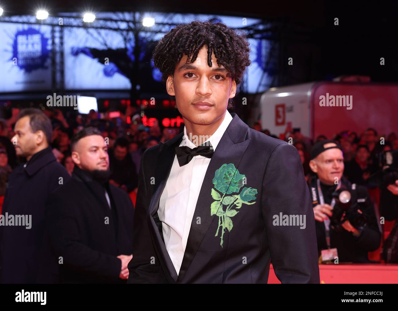 Berlin, Germany. 16th Feb, 2023. The actress Evan Ellison comes to the ...