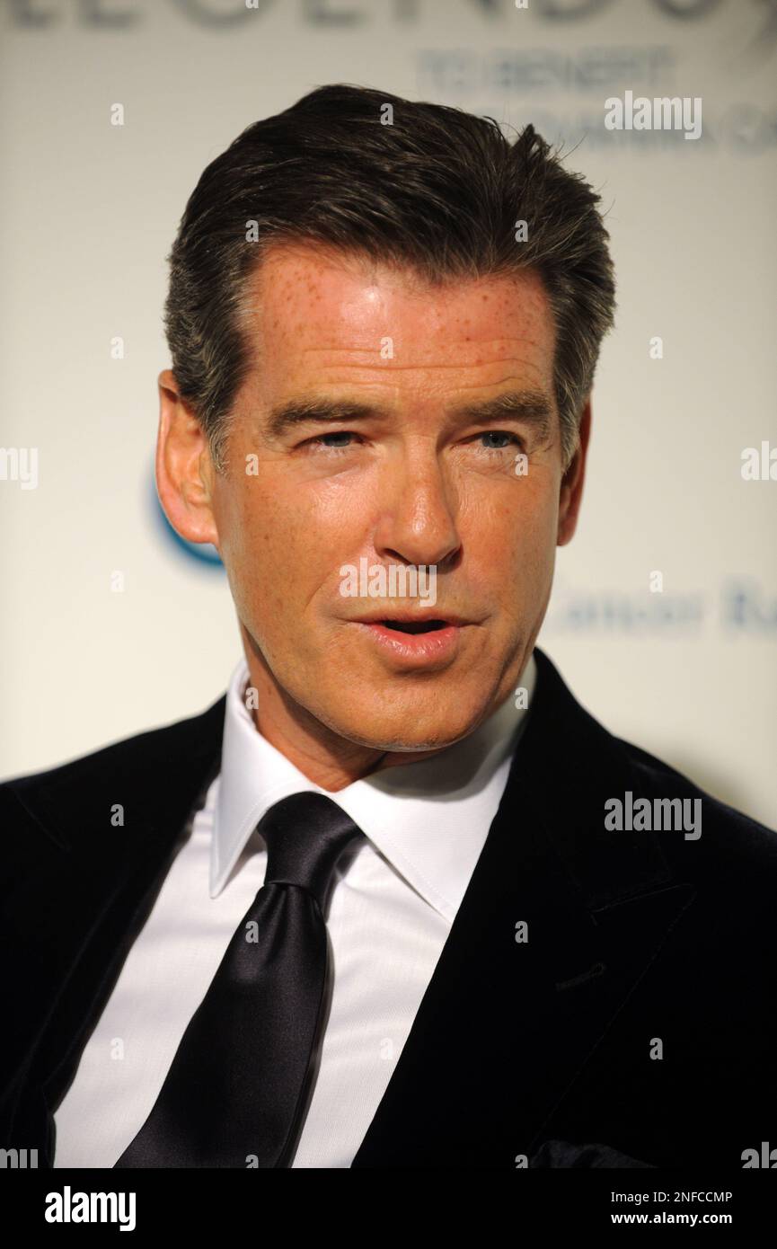 Pierce Brosnan arrives for the L'Oreal Legends Gala to benefit the ...