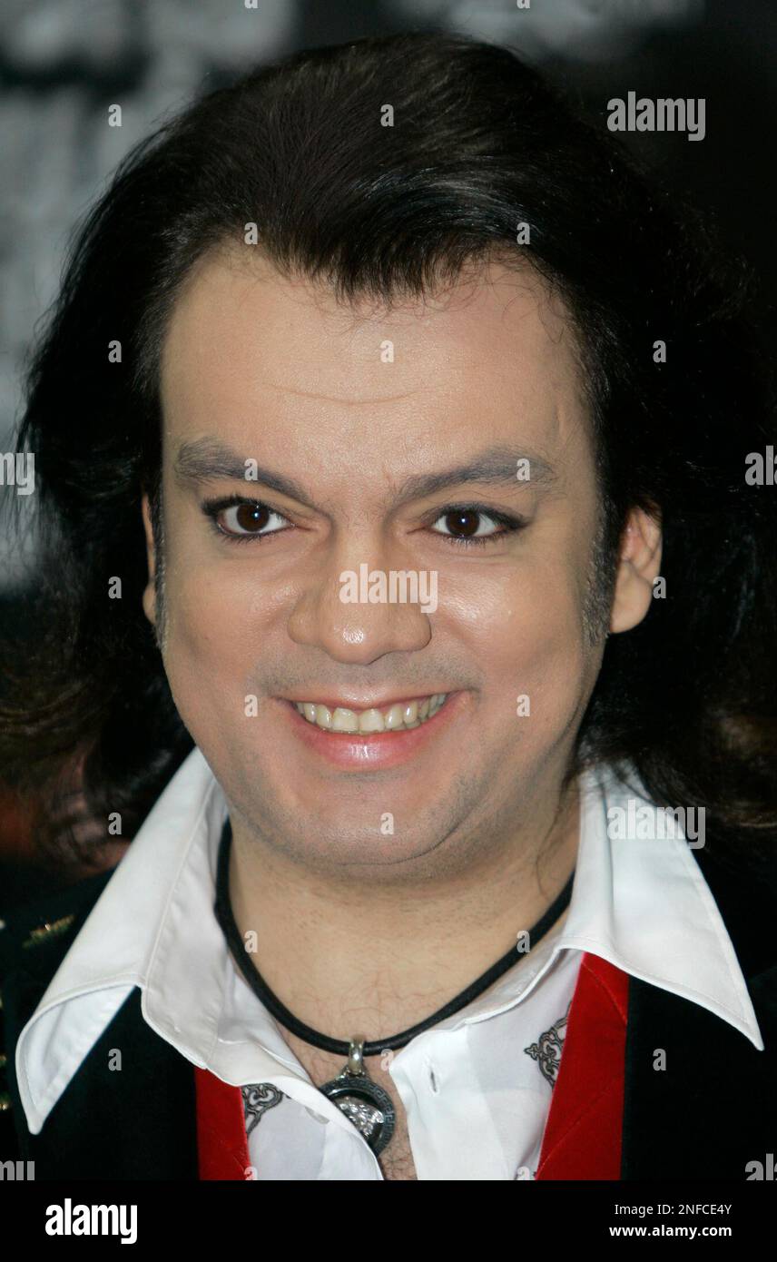 Russian singer Philip Kirkorov arrives at the 2008 World Music Awards ...