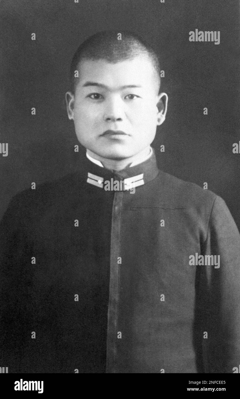This is an old portrait of Kohei Hanami, World War II-era commander of the Amagiri, the Japanese ...