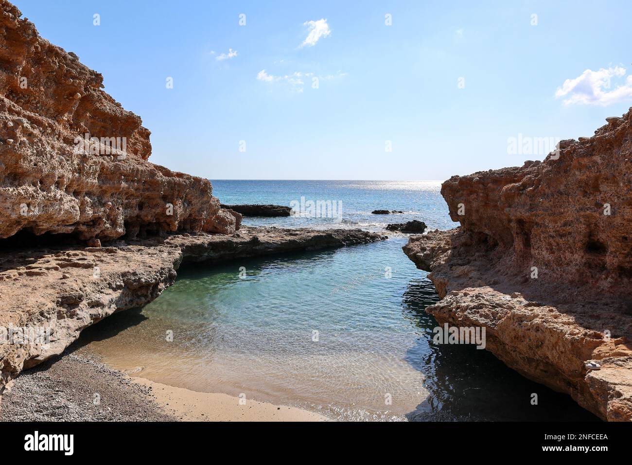 Stunning secluded beach between Xerokampos and Ierapetra, Crete ...