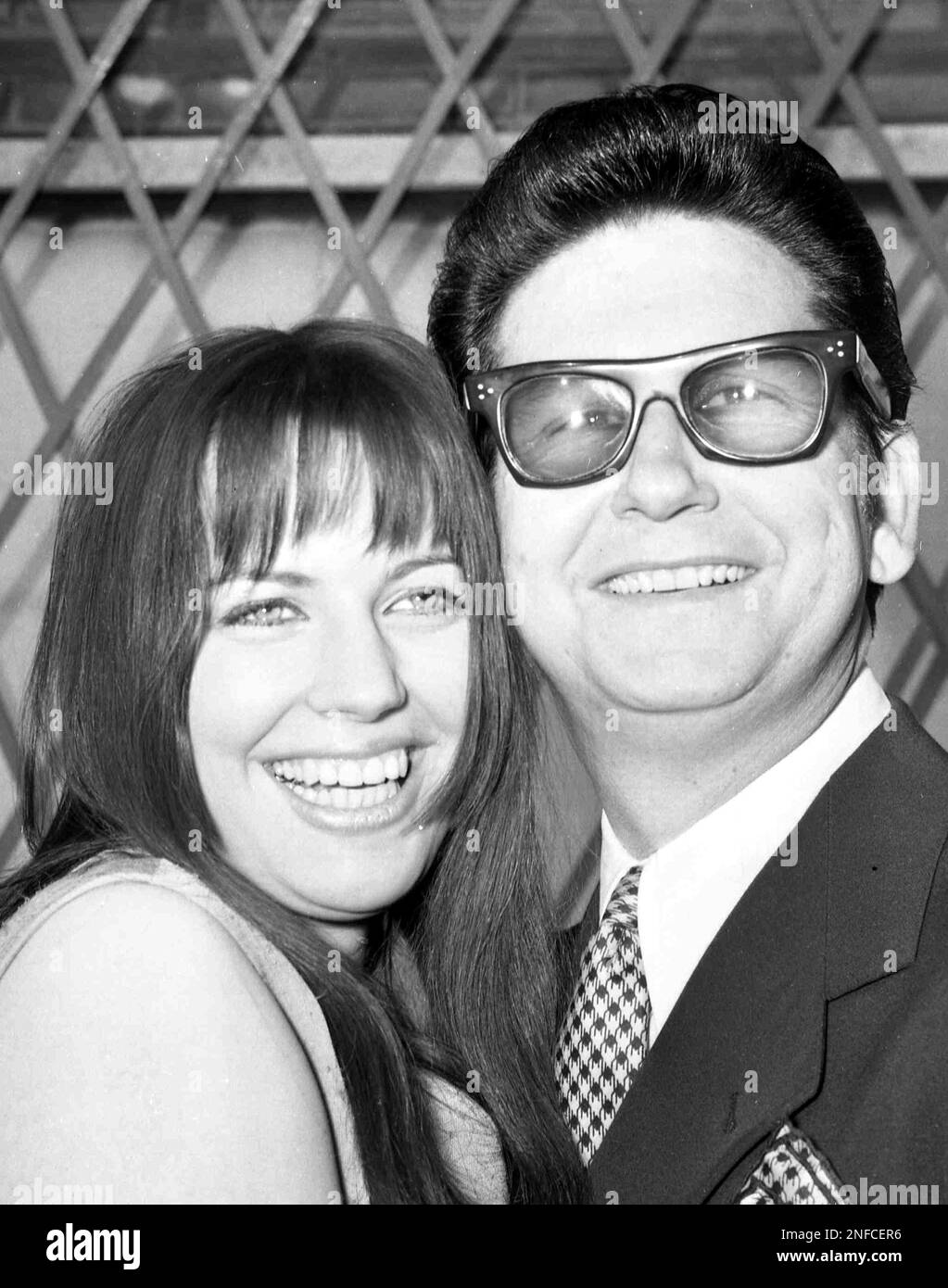 American pop singer Roy Orbison presents his new 19-year-old wife ...