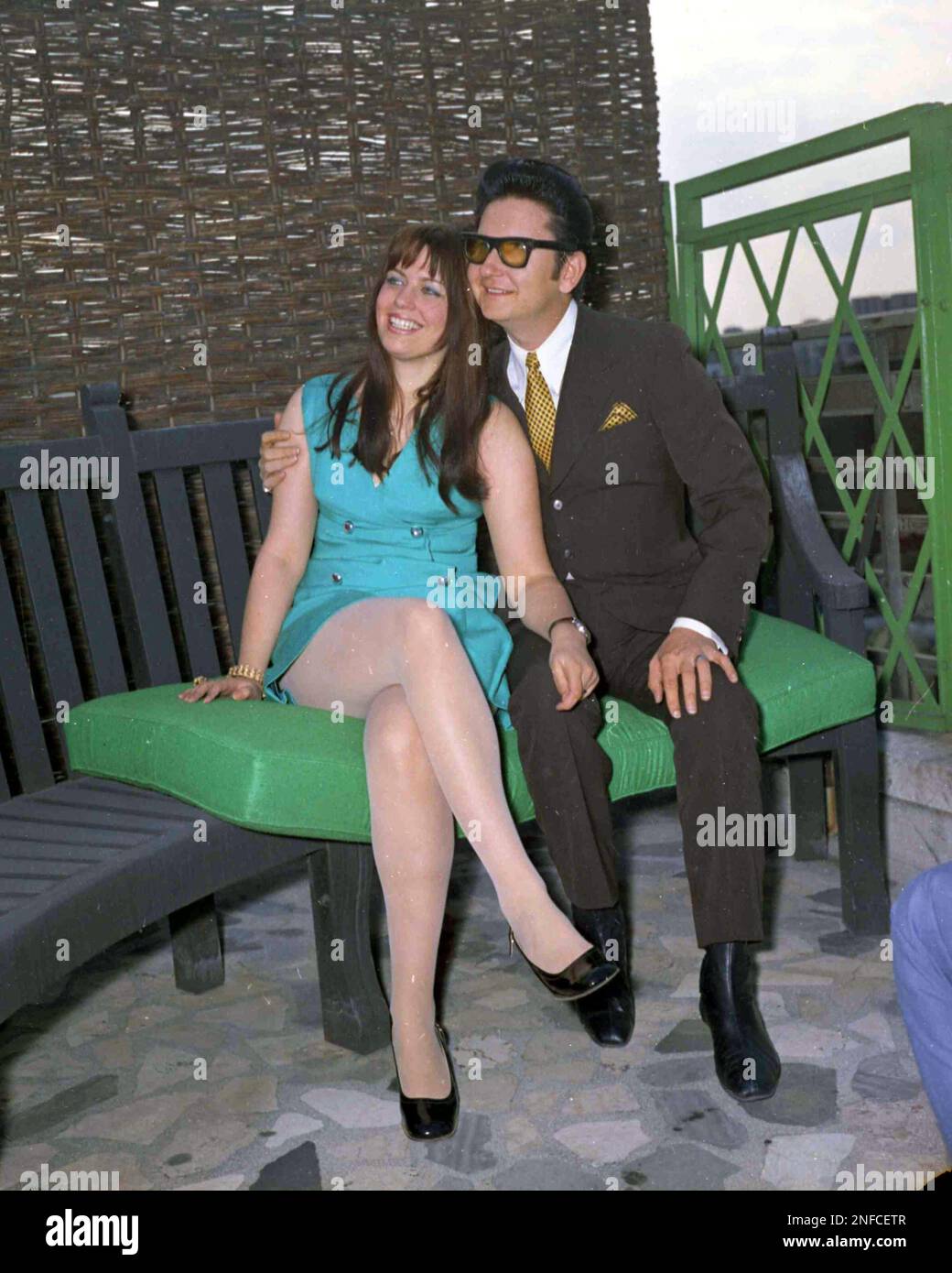 American pop singer Roy Orbison presents his new 19-year-old wife ...