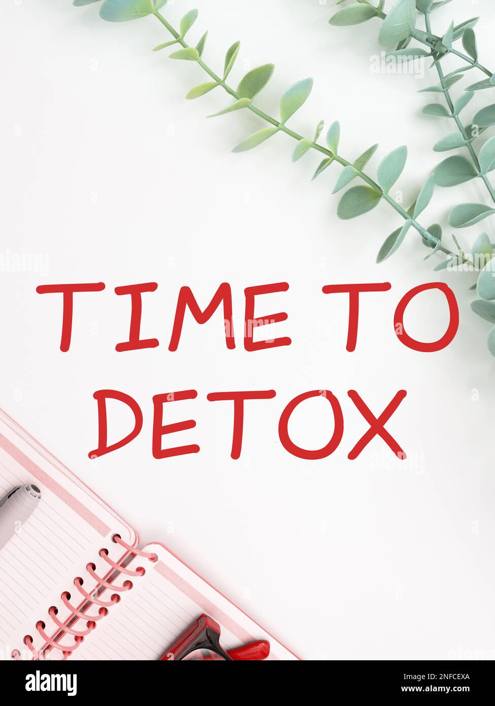 Writing displaying text Time To Detox, Business concept Moment for Diet ...
