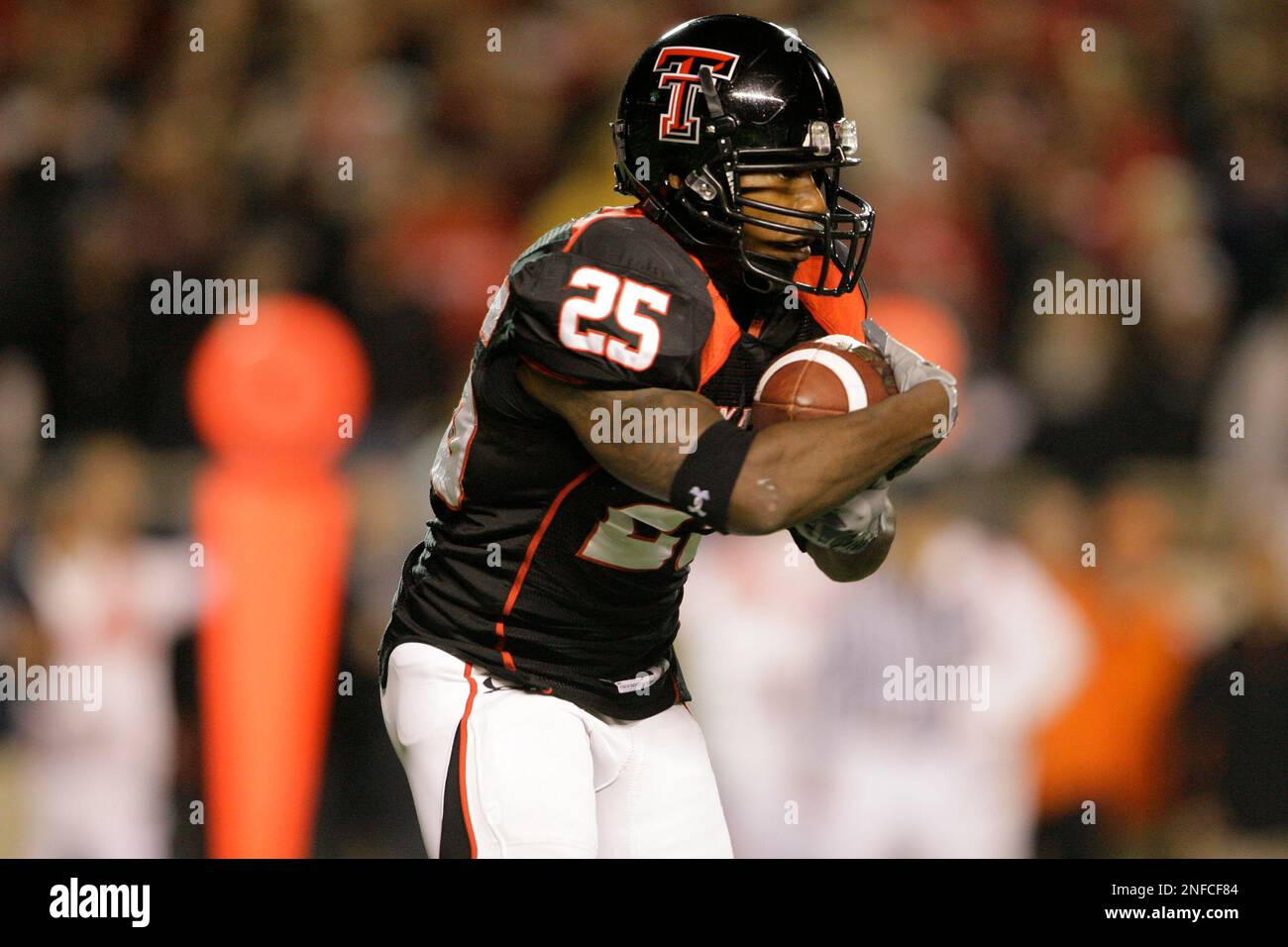 Texas Tech running back Baron Batch rushes during an NCAA college ...