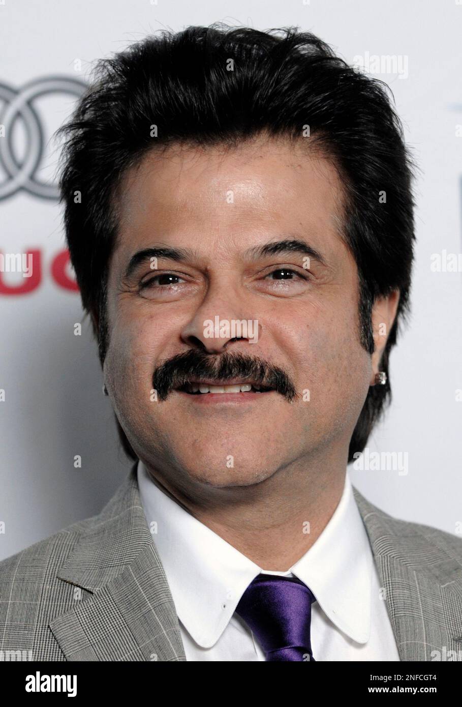 Indian actor Anil Kapoor arrives at a screening of the film "Slumdog ...