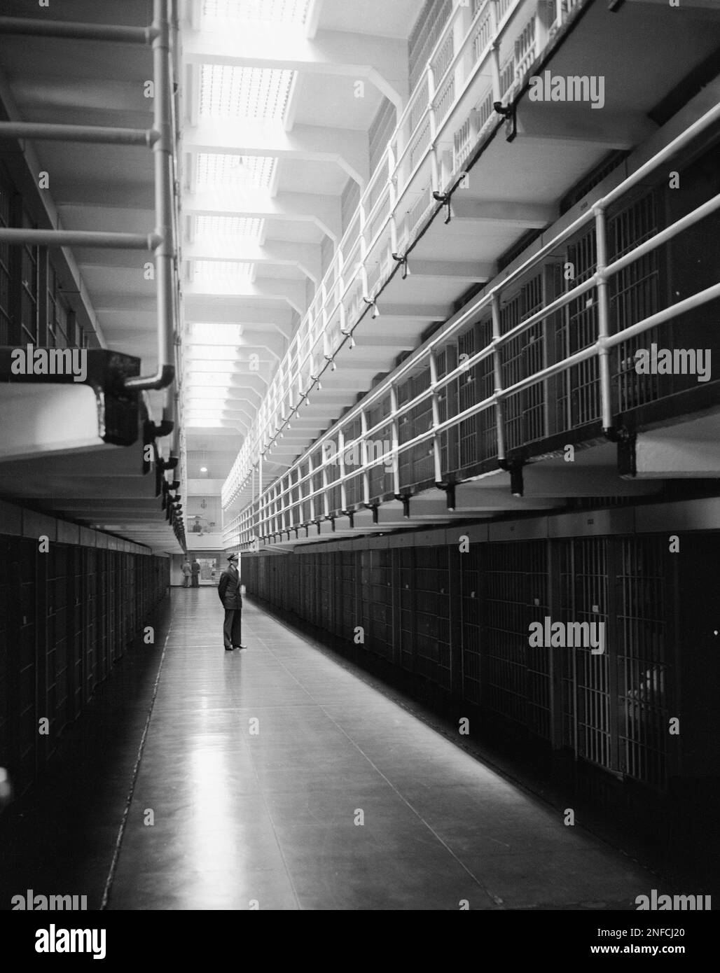 The main cell block where three cell tiers fill the huge room in ...