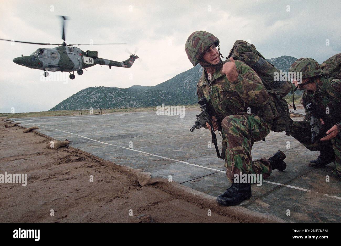 British Rapid Reaction Forces drill in Preparation to deploy to Mt ...