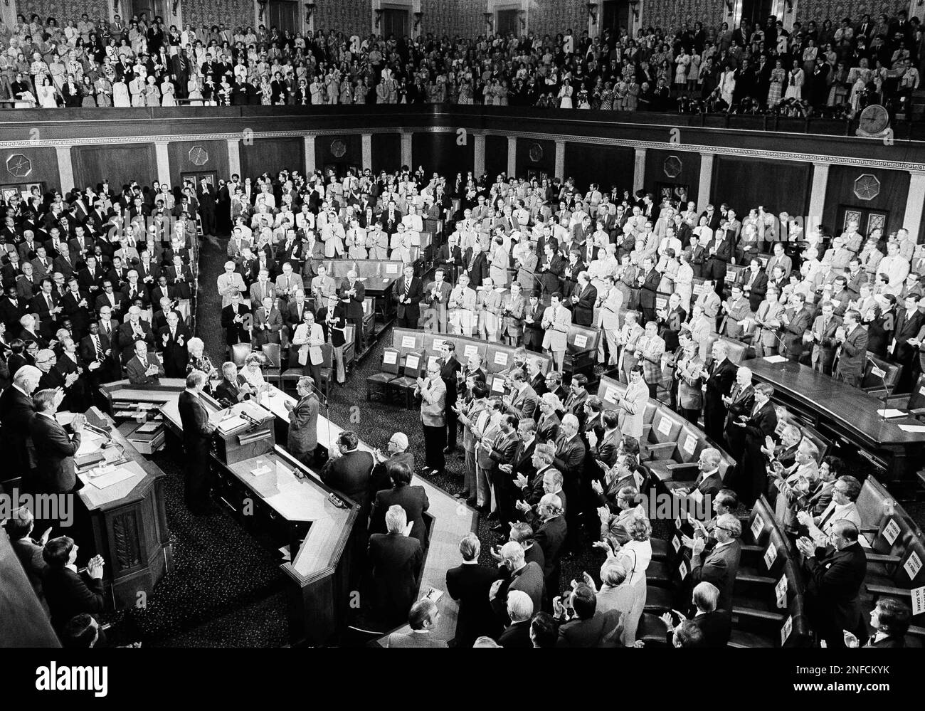 This is the scene in the House Chamber on Capitol Hill as Pres. Jimmy ...