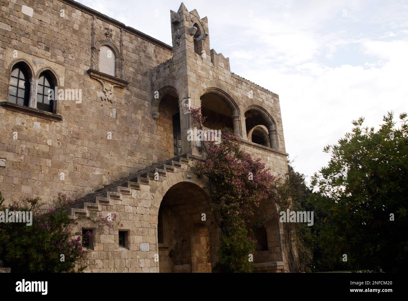 Greece, Dodecanese, Rhodes island Ialysos village Filerimos Knights ...