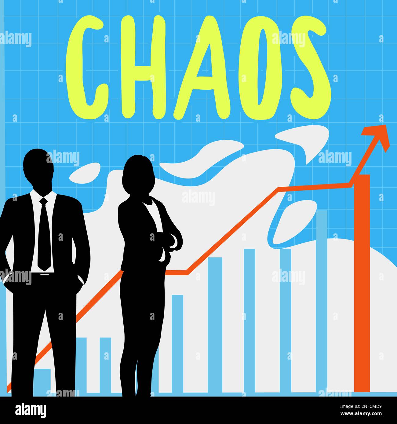 Text showing inspiration Chaos, Conceptual photo Complete disorder and ...