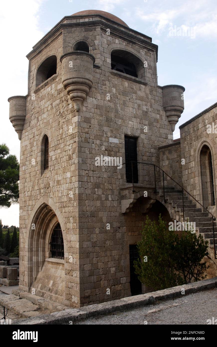 Greece, Dodecanese, Rhodes island Ialysos village Filerimos Knights ...