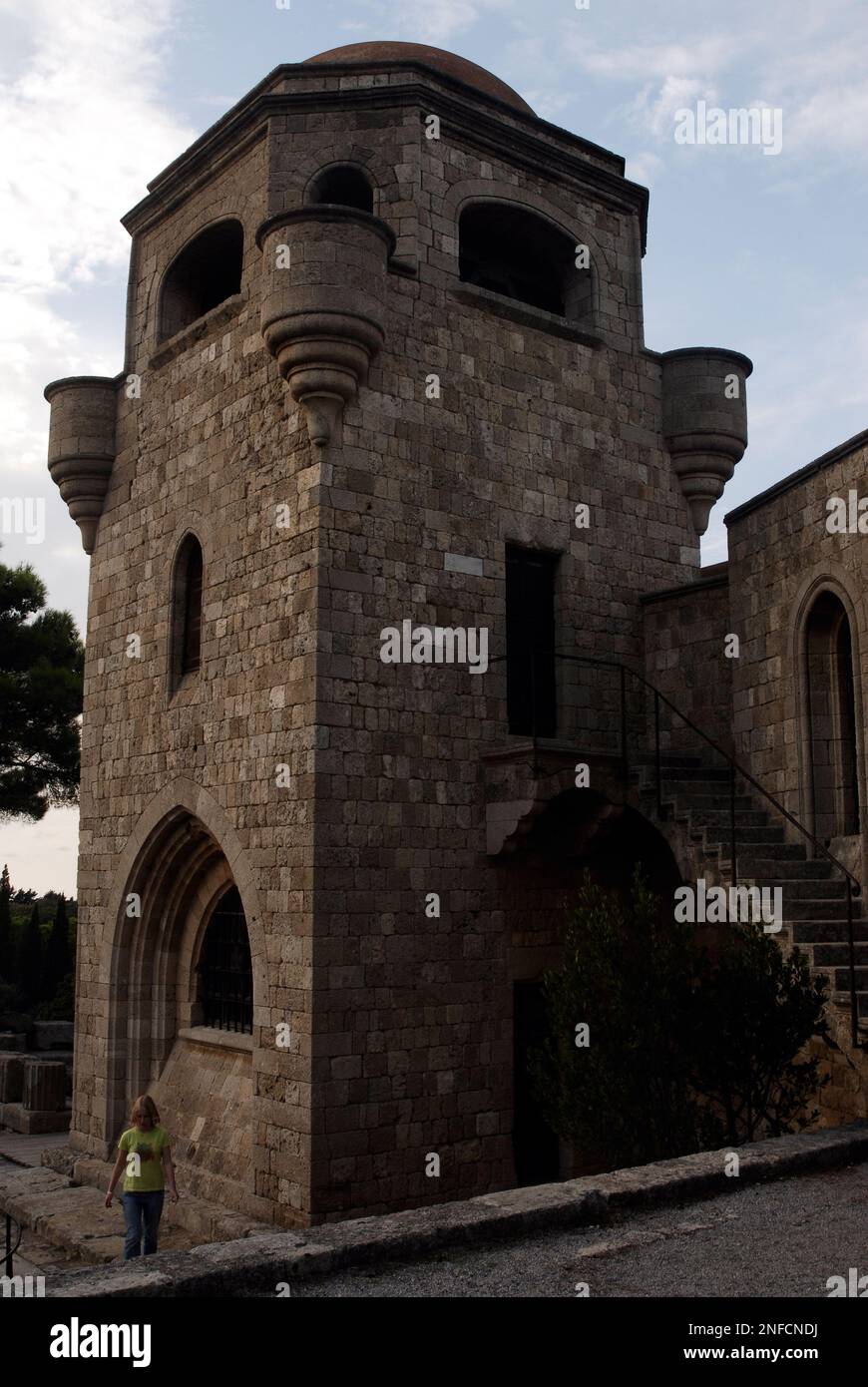 Greece, Dodecanese, Rhodes island Ialysos village Filerimos Knights ...