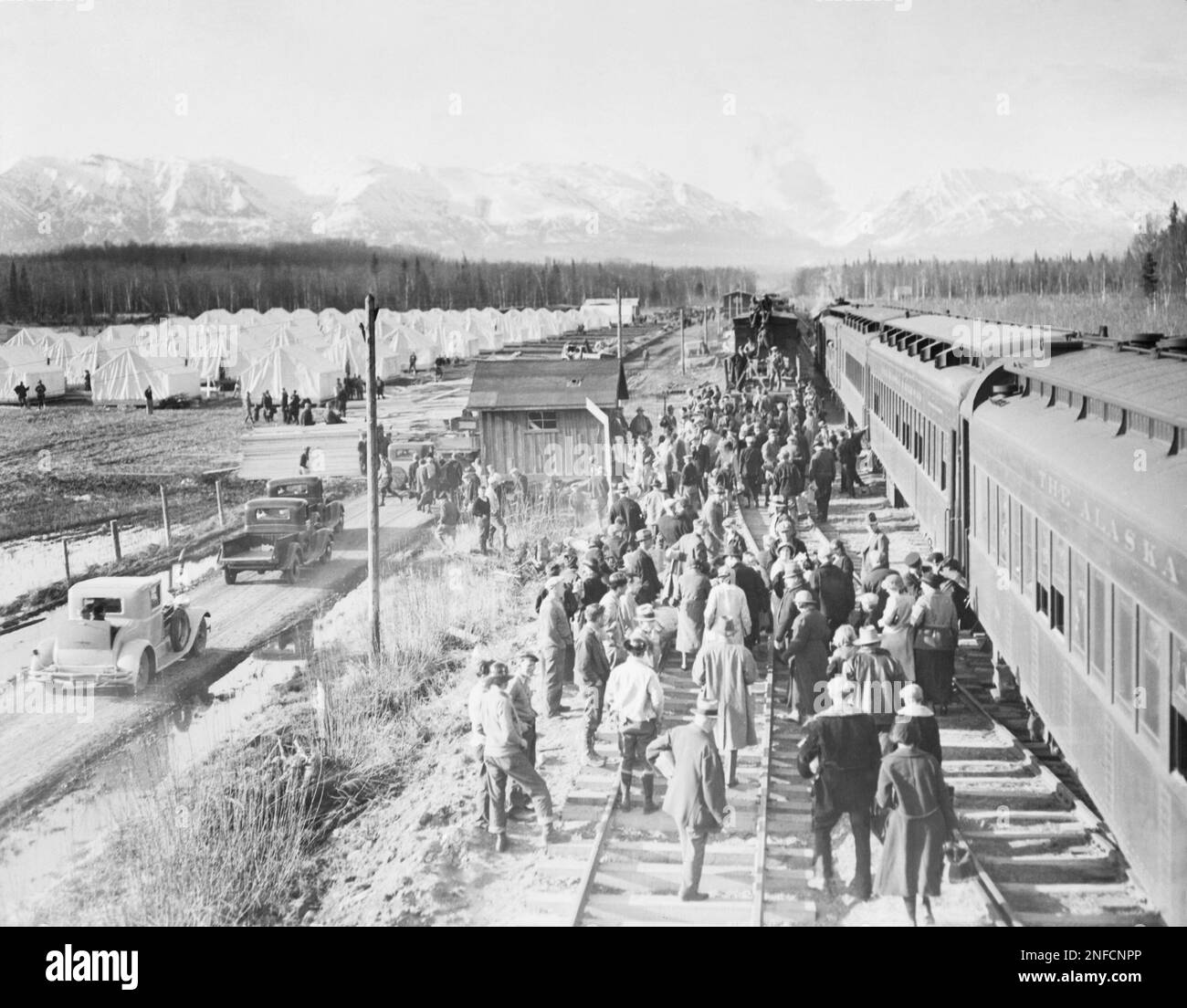 Settlers taken from their wasteland farms in the Northwest and sent to ...