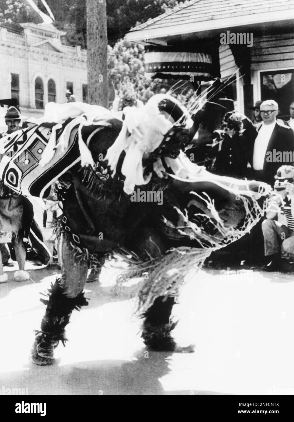 Chilkat Indian dancers from Haines, Alaska joined in the dedication ...