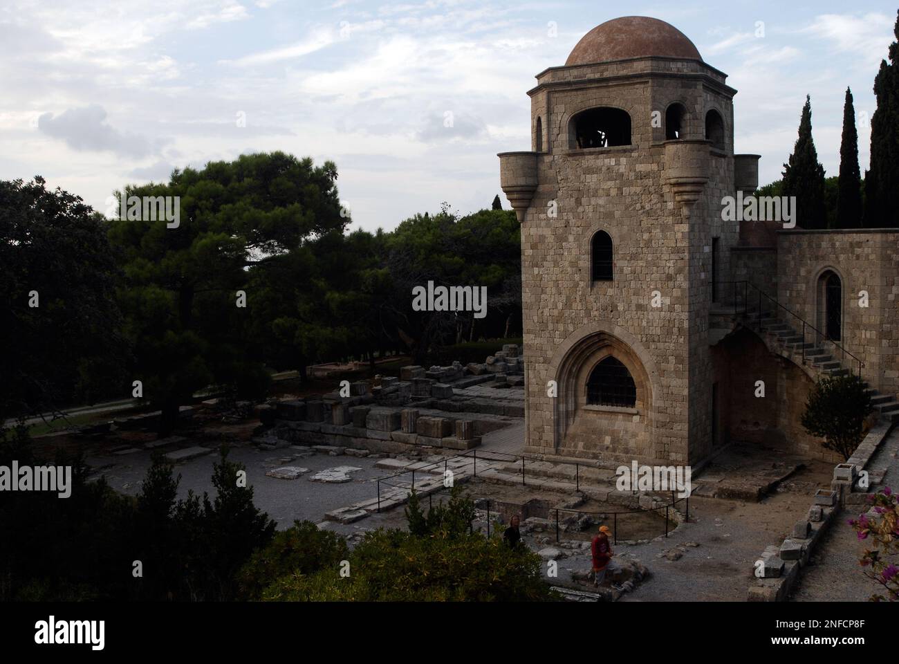 Greece, Dodecanese, Rhodes island Ialysos village Filerimos Knights ...