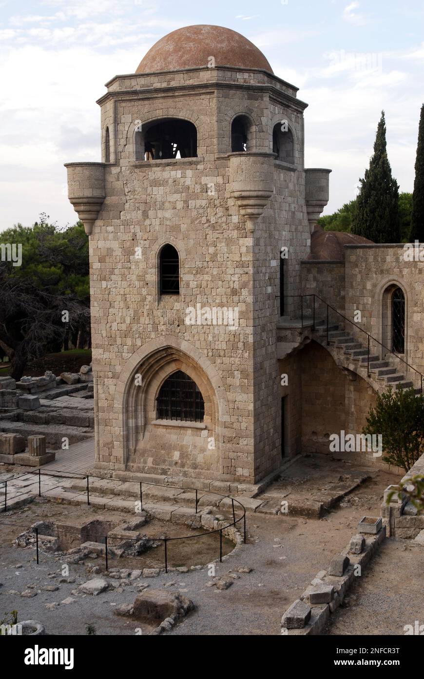 Greece, Dodecanese, Rhodes island Ialysos village Filerimos Knights ...