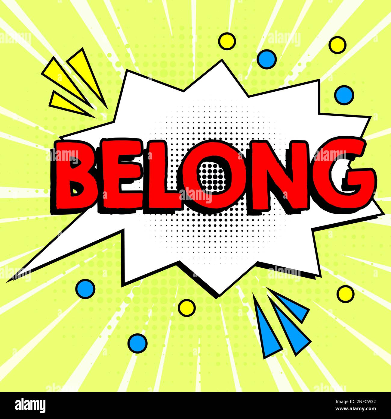 Conceptual caption Belong, Business overview property of someone be ...