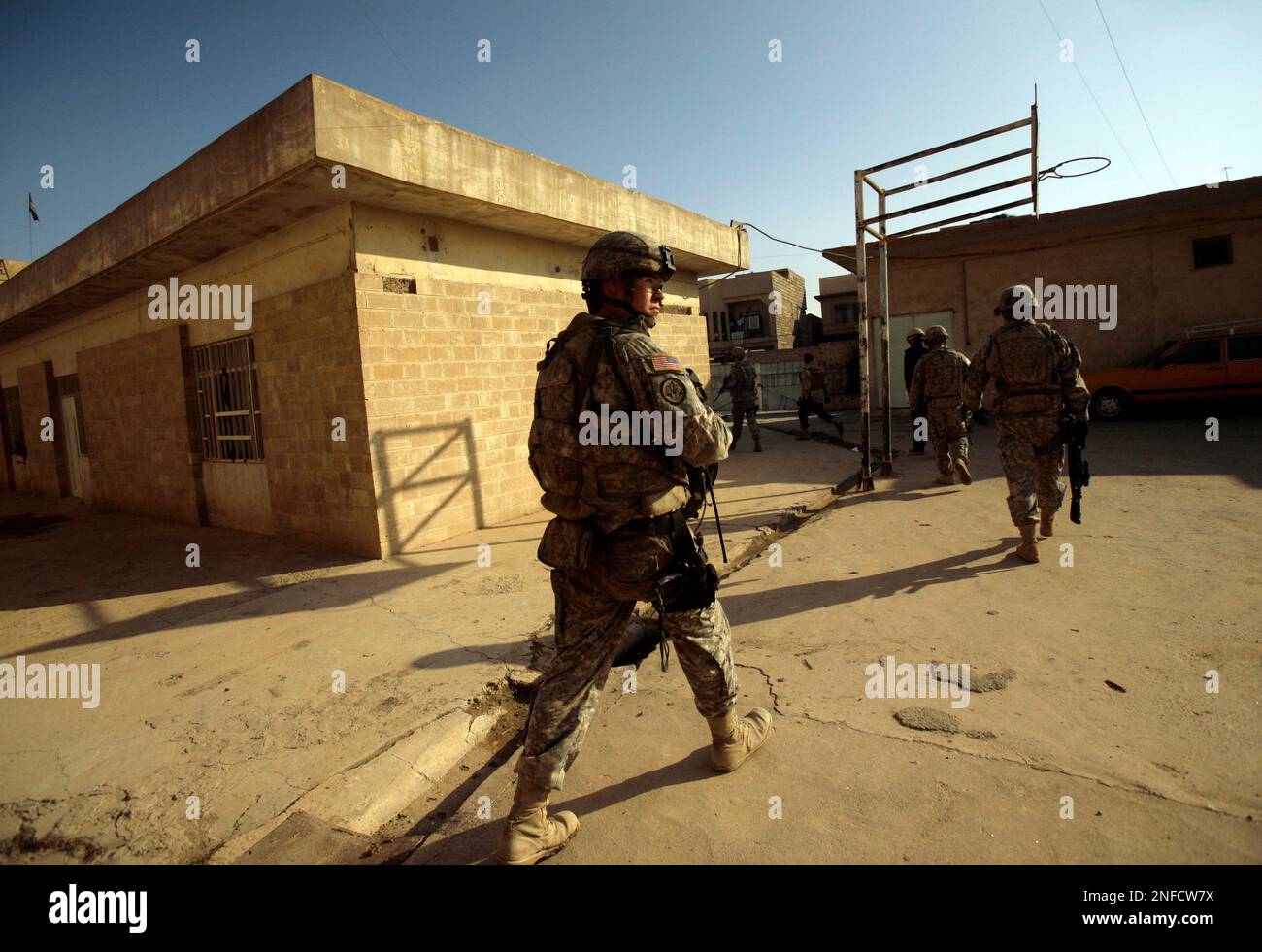 A U.S. Army soldier from K Troop, 3rd Squadron, 3rd Armored Cavalry ...