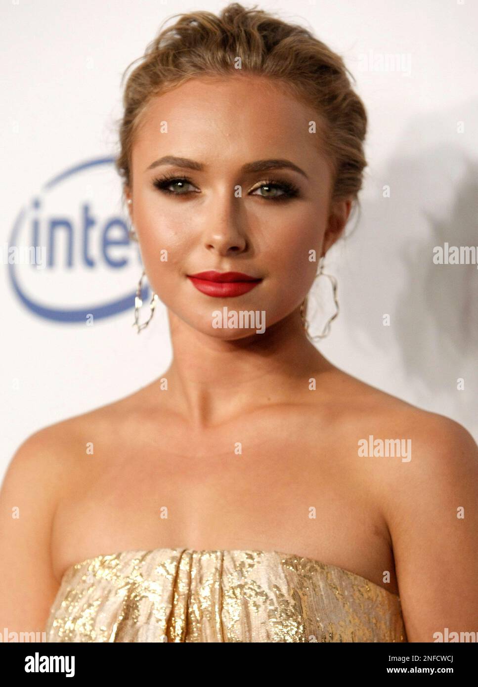 Actress Hayden Panettiere poses on the press line at the Hollywood ...
