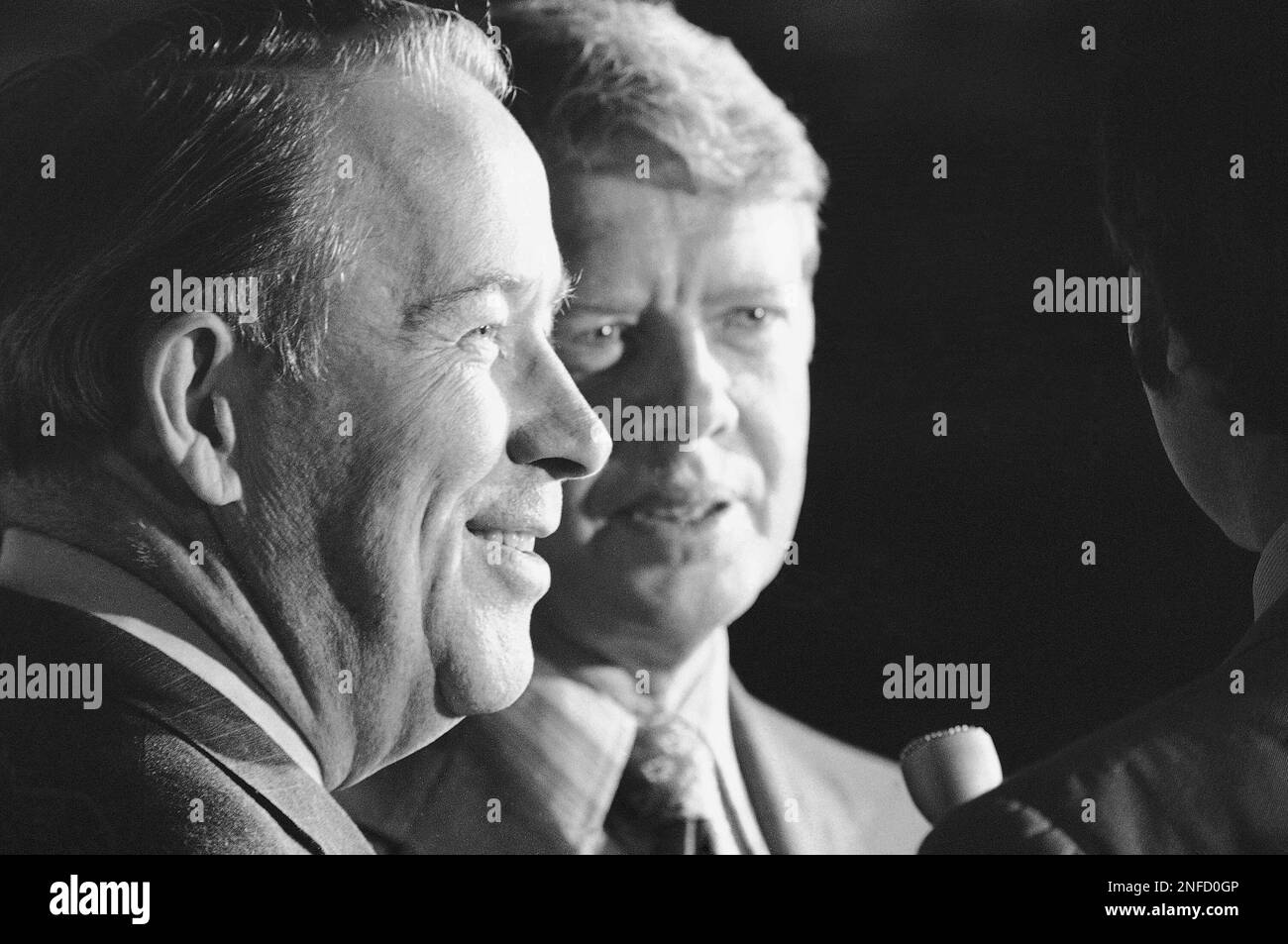 Sen. Henry "Scoop" Jackson and Gov. Jimmy Carter shown in an undated ...