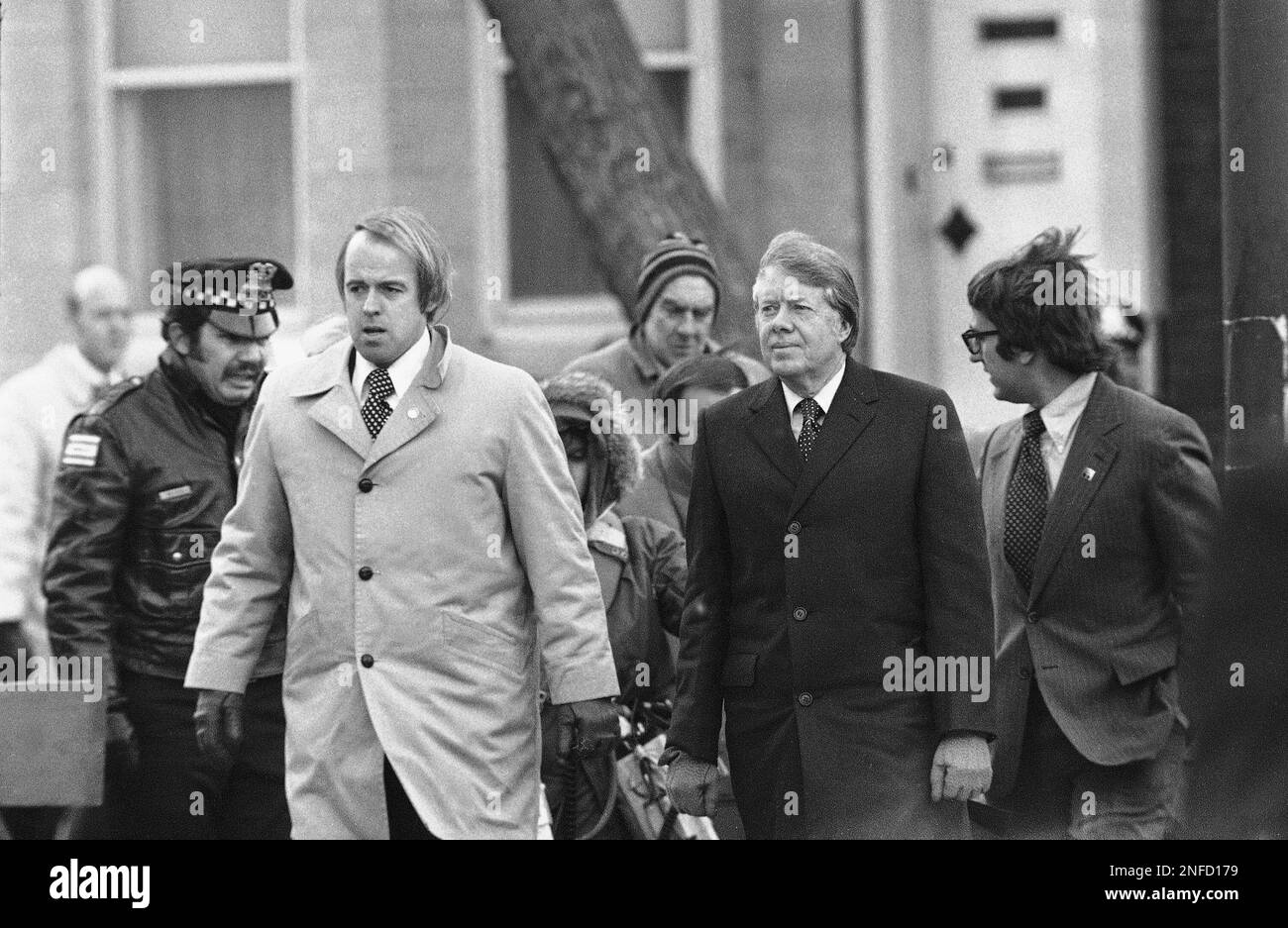 President-elect Jimmy Carter moves through Chicagoans on Wednesday Dec ...