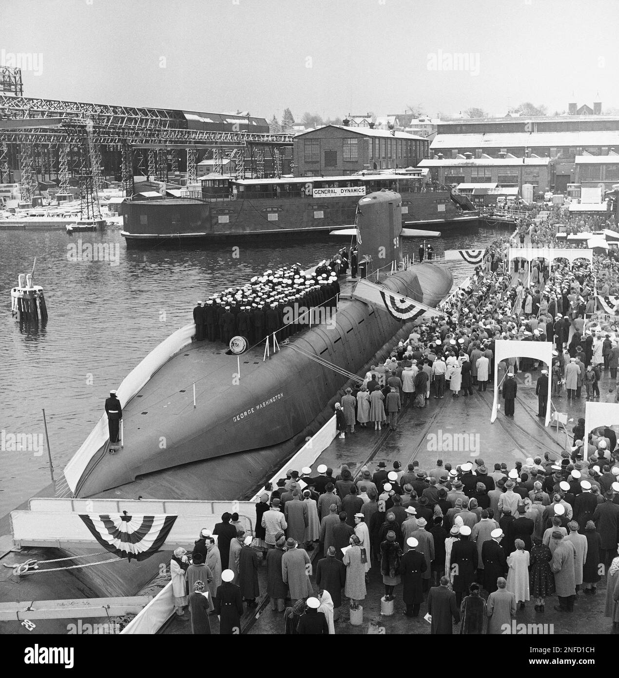 The USS George Washington, the United States Navy's first fleet ...