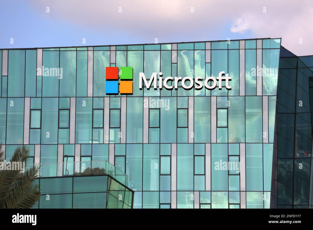 HAIFA, ISRAEL - NOVEMBER 1, 2022: Microsoft tech company research and ...