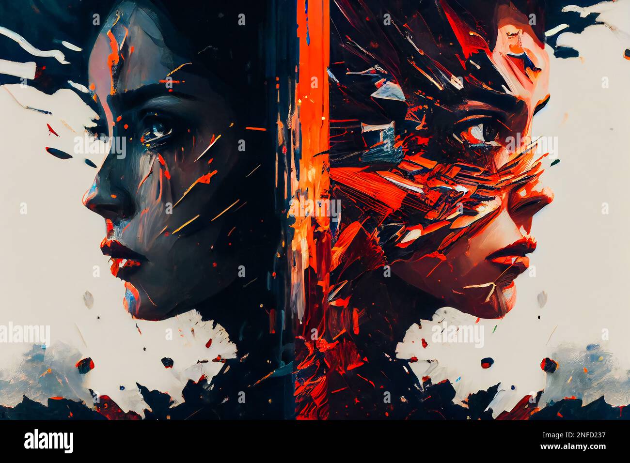 Ai generative abstract hi-res stock photography and images - Alamy