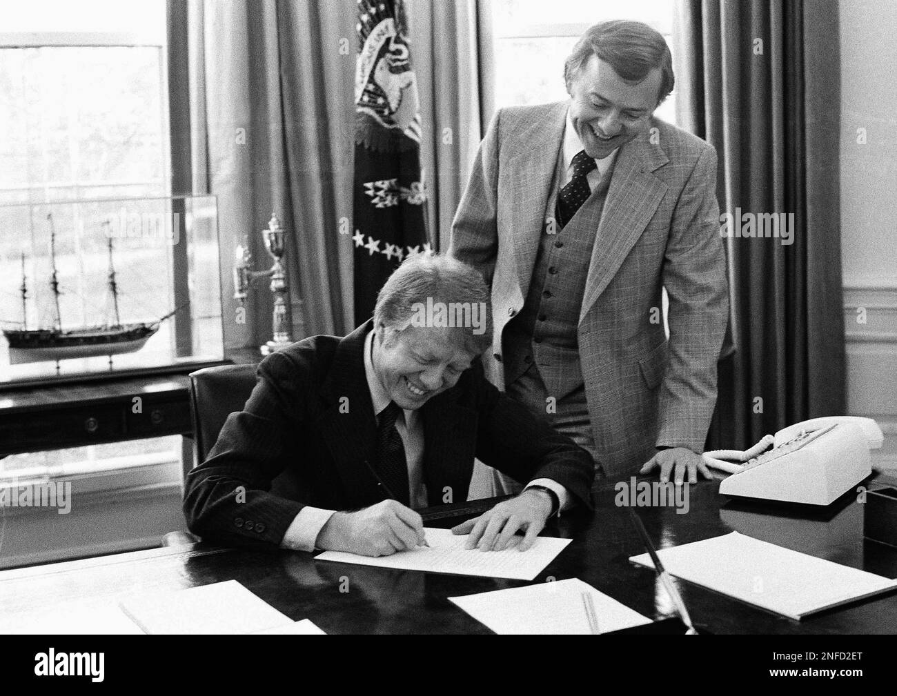 President Jimmy Carter signs a proclamation for "Save Your Vision Week ...