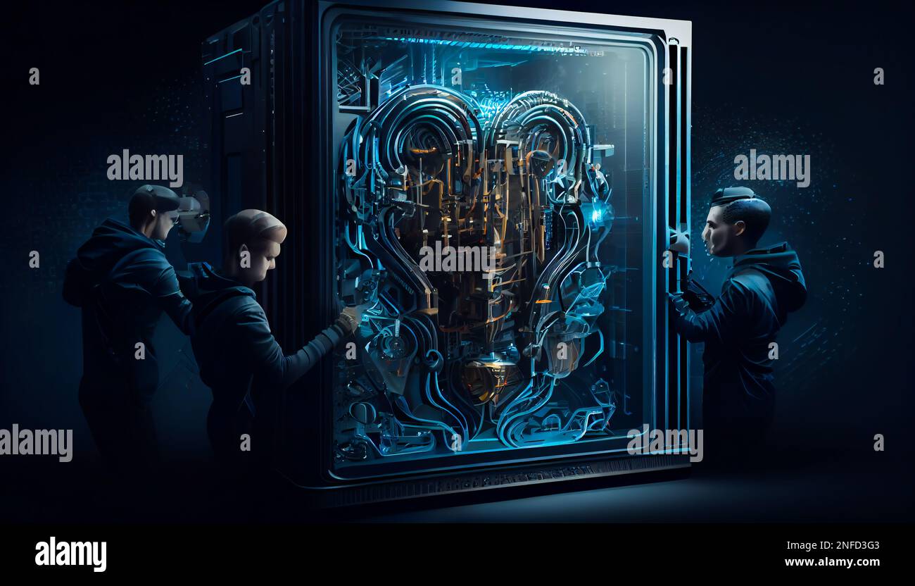 Quantum computing algorithms hi-res stock photography and images - Alamy